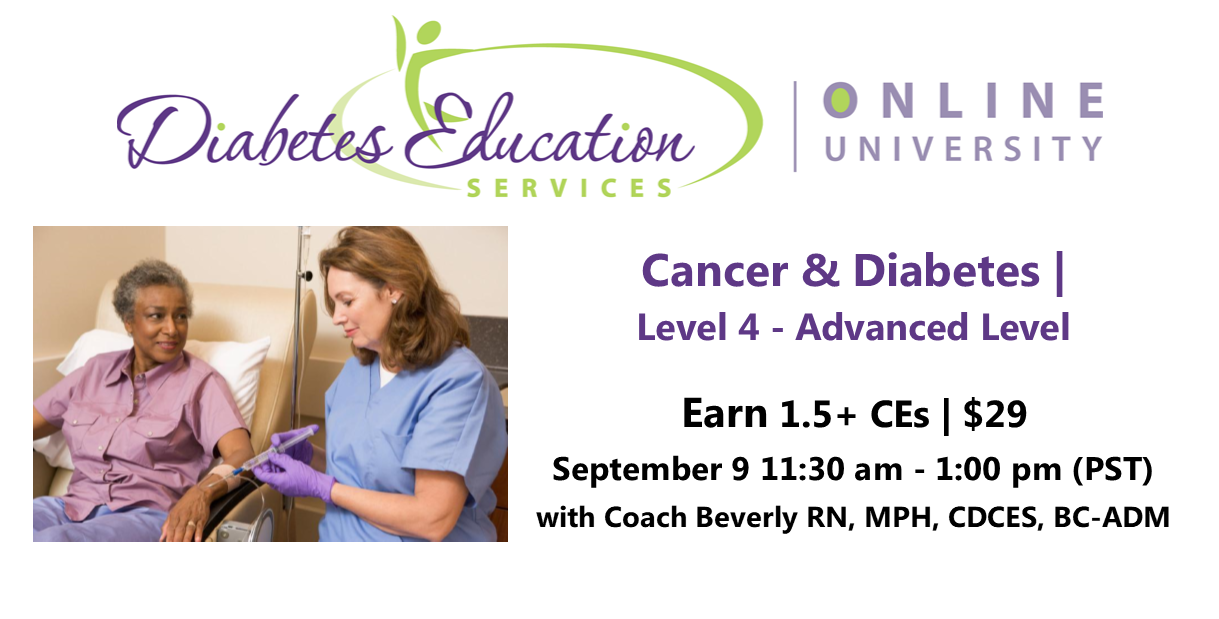 Question of the Week | Sept 1 | Cancer and Diabetes - Diabetes ...