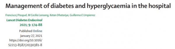 Updates to Diabetes Care in Hospital Setting - Diabetes Education Services