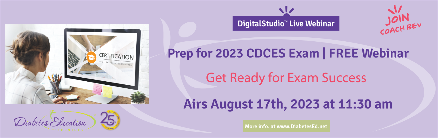 Learn the Steps to Become a CDCES! - Diabetes Education Services