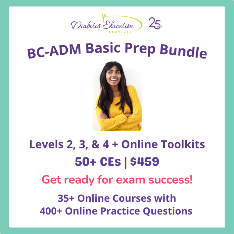 Preparing for BC-ADM Resource Page - Diabetes Education Services