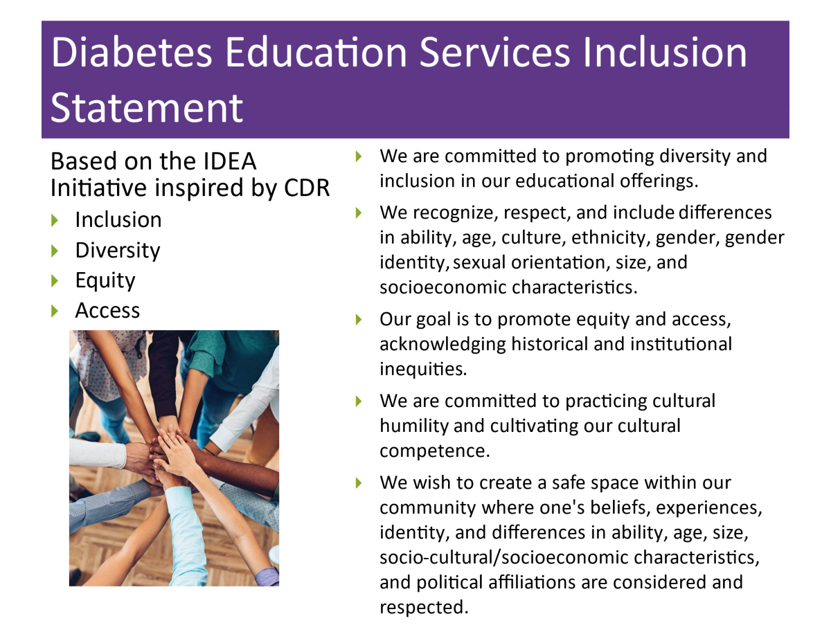 DiabetesEd Speaker Resource Page - Diabetes Education Services