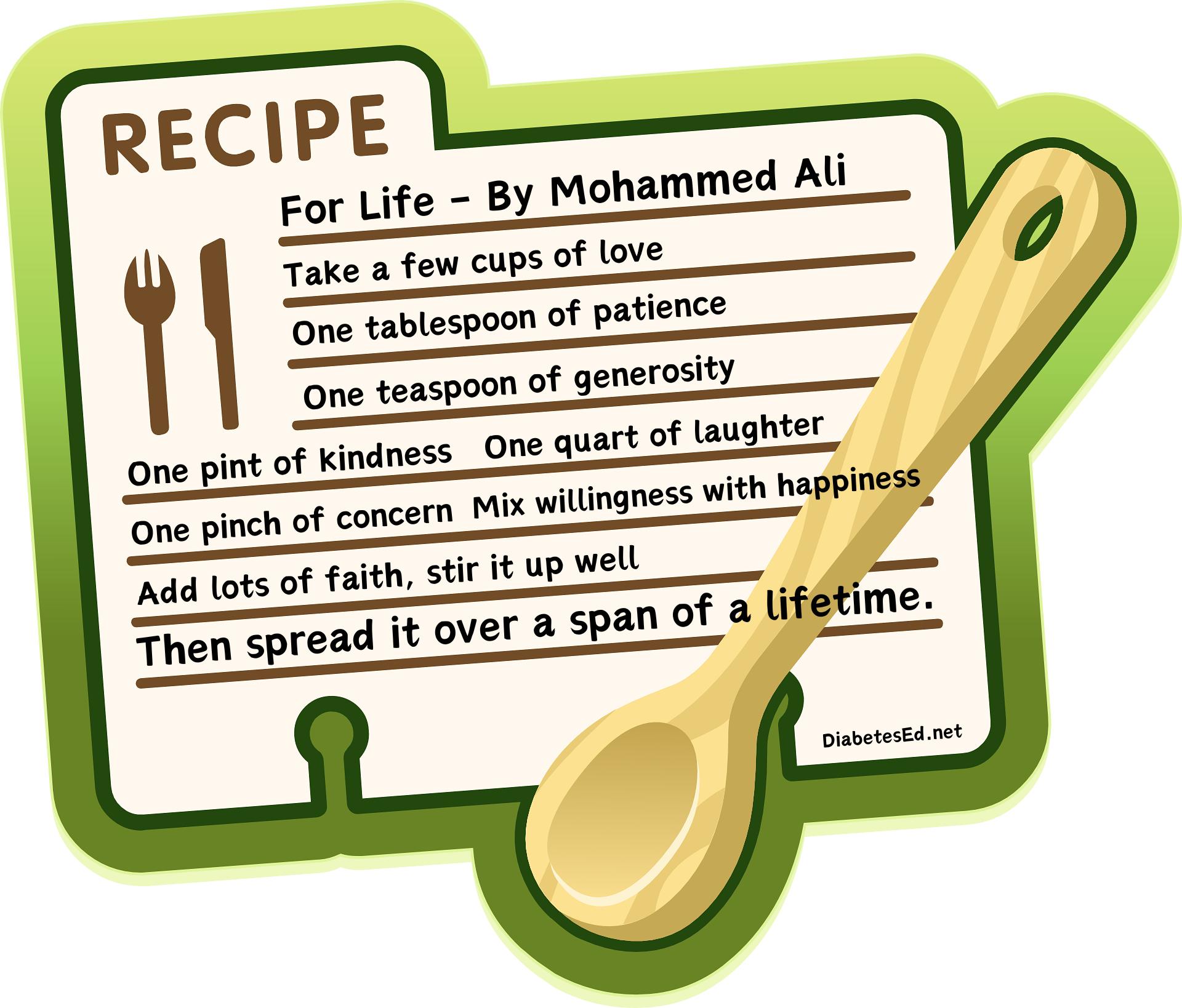 A Recipe from Mohammed Ali - Diabetes Education Services